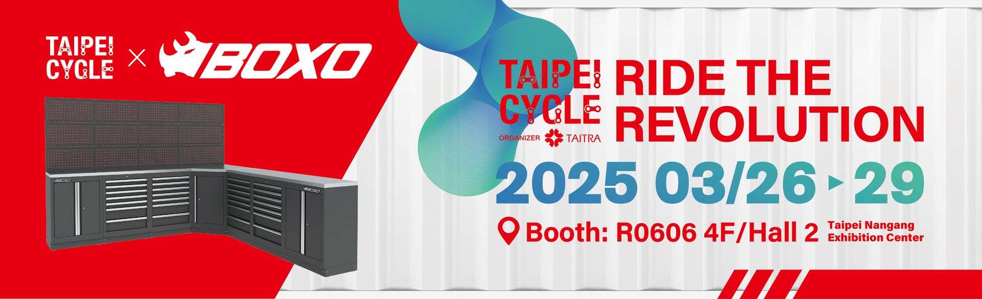 BOXO – Machan Groupの革新的工具キャビネット、2025台北サイクルショーで展示