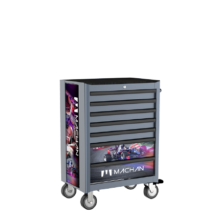 Tool Trolley with Full Inkjet Printing | Showing Brand Image | Machan ...